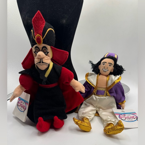 Disney | Toys | Disney Aladdin And Jafar Bean Bag Stuffed Toy Nwt 2 Pcs ...